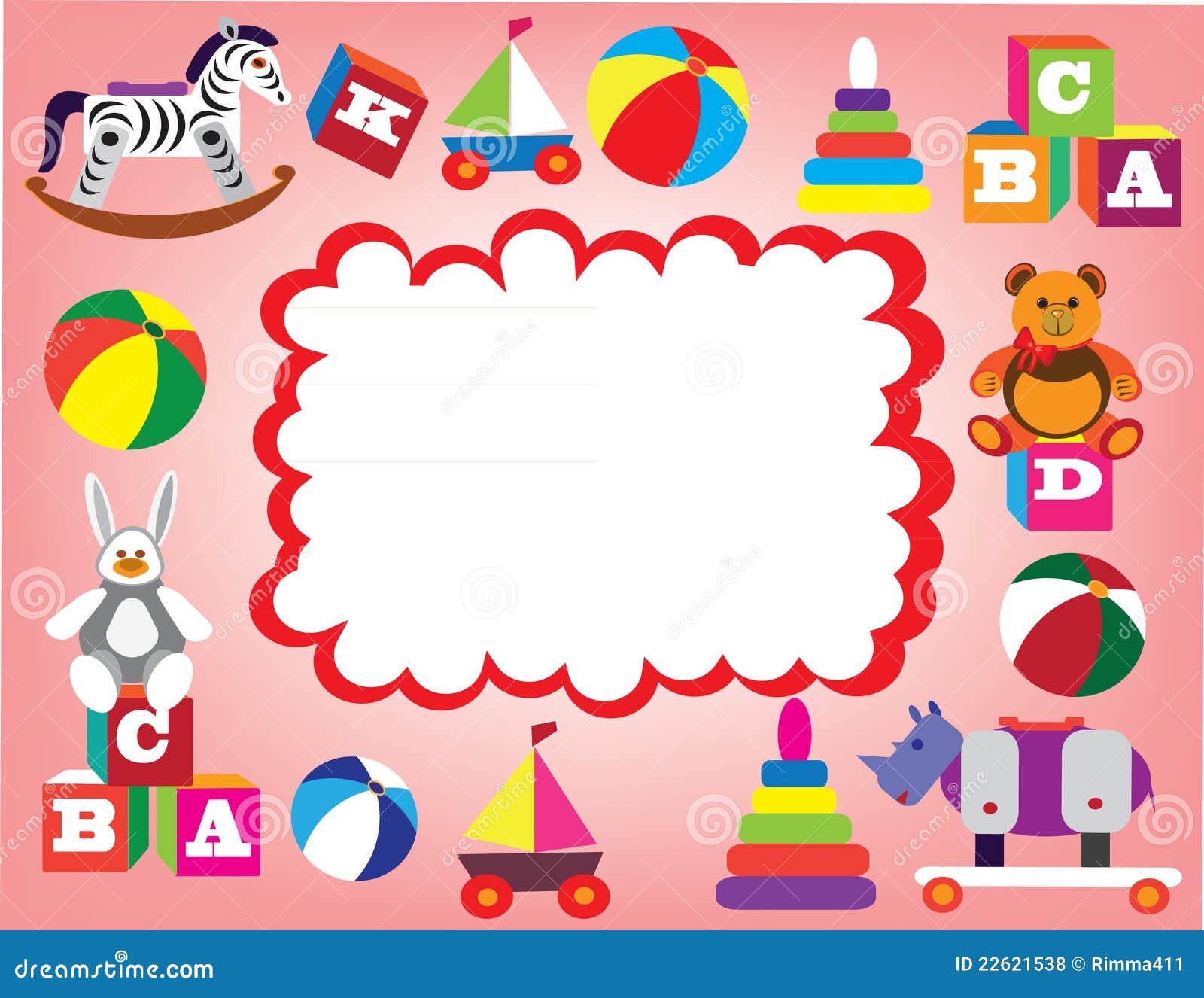 Babyish greeting card stock illustration. Illustration of abstract ...