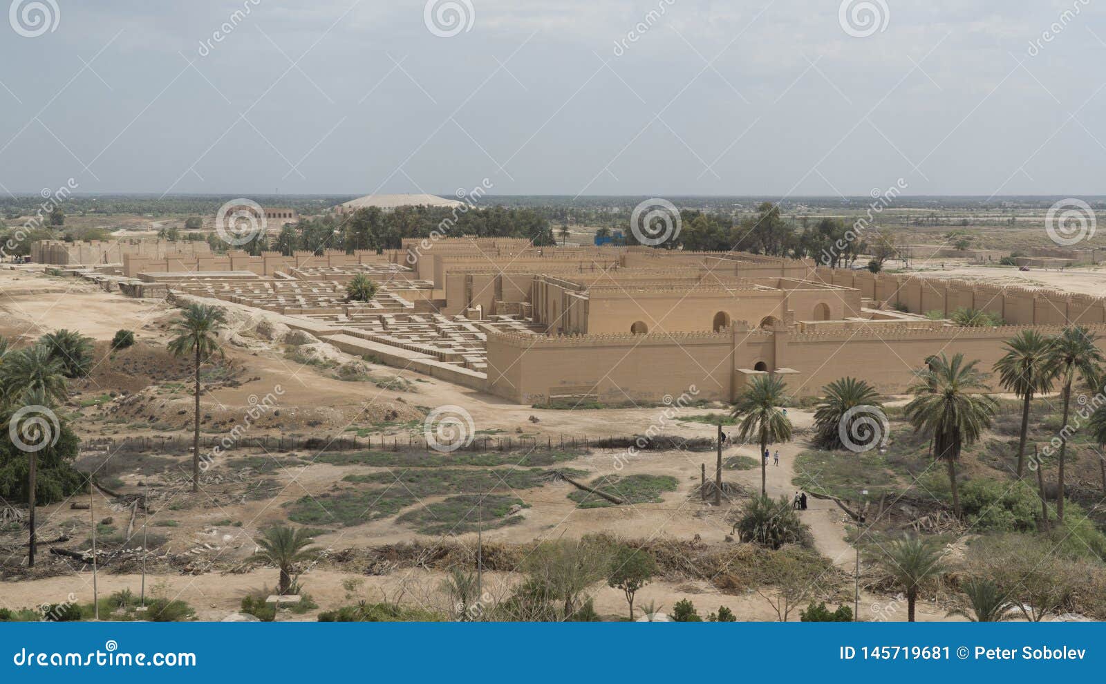 Babylon city, Iraq stock image. Image of architecture - 145719681