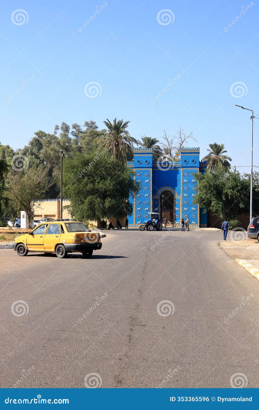 Babylon, Iraq - November 13 2024: the Replica of the Blue Ishtar Gate ...