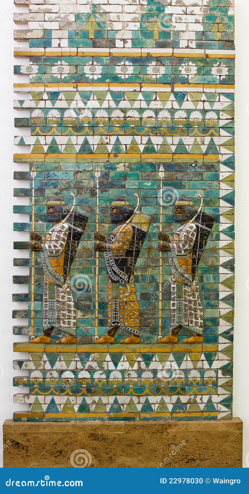 Babylon Wall stock photo. Image of antiquities, gate - 22978030