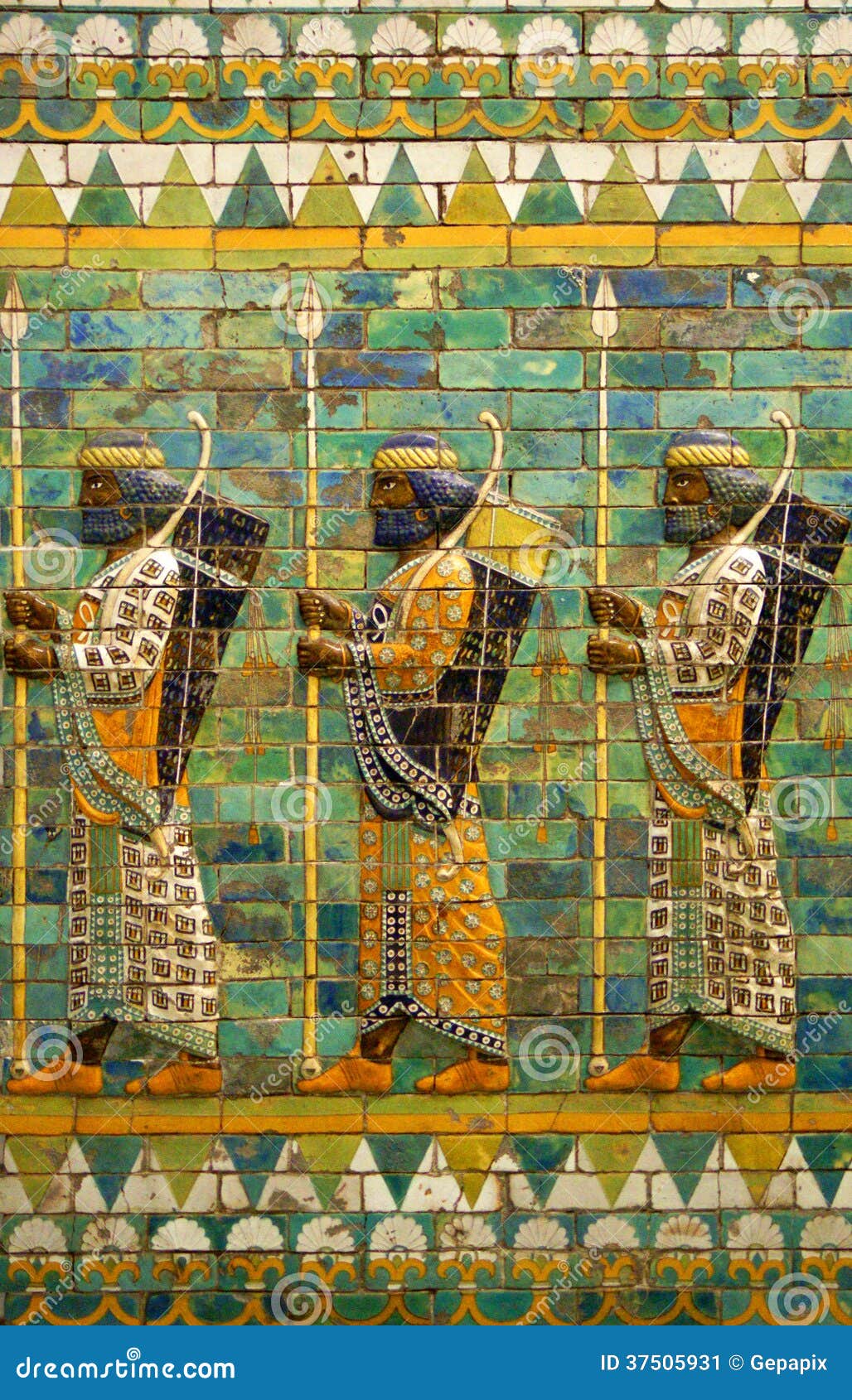 Babylonian Archers stock image. Image of base, german - 37505931