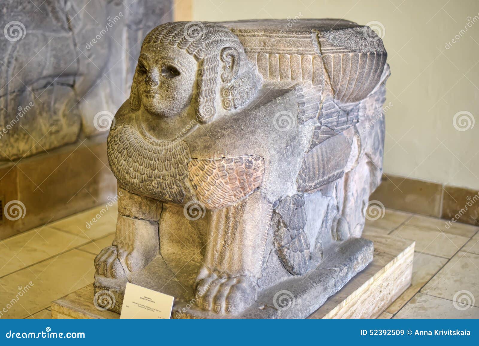 Babylonian Sculpture, Pergamon Museum, Berlin Editorial Stock Image ...