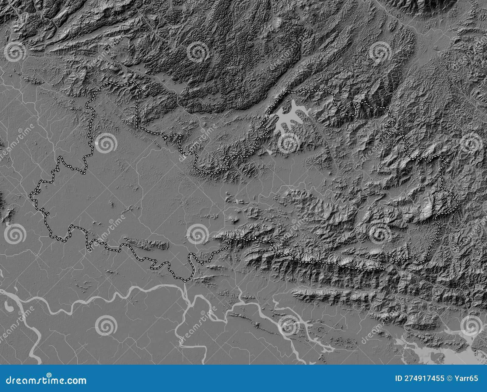 Bac Giang, Vietnam. Bilevel. No Legend Stock Illustration ...