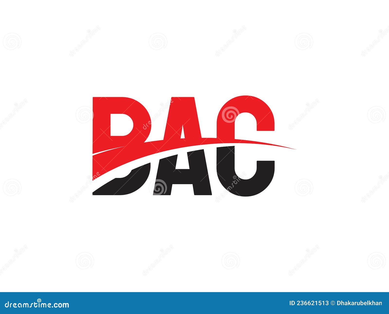 BAC Letter Initial Logo Design Vector Illustration Stock Vector ...