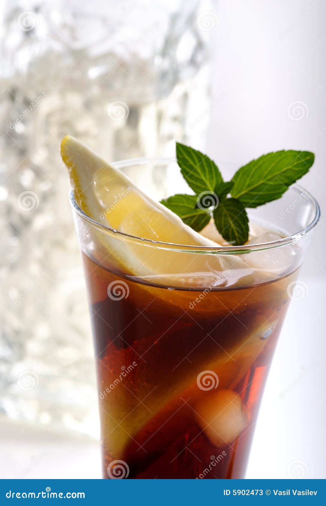 Bacardi with Coca Cola Cocktail Stock Image - Image of frozen, strong ...
