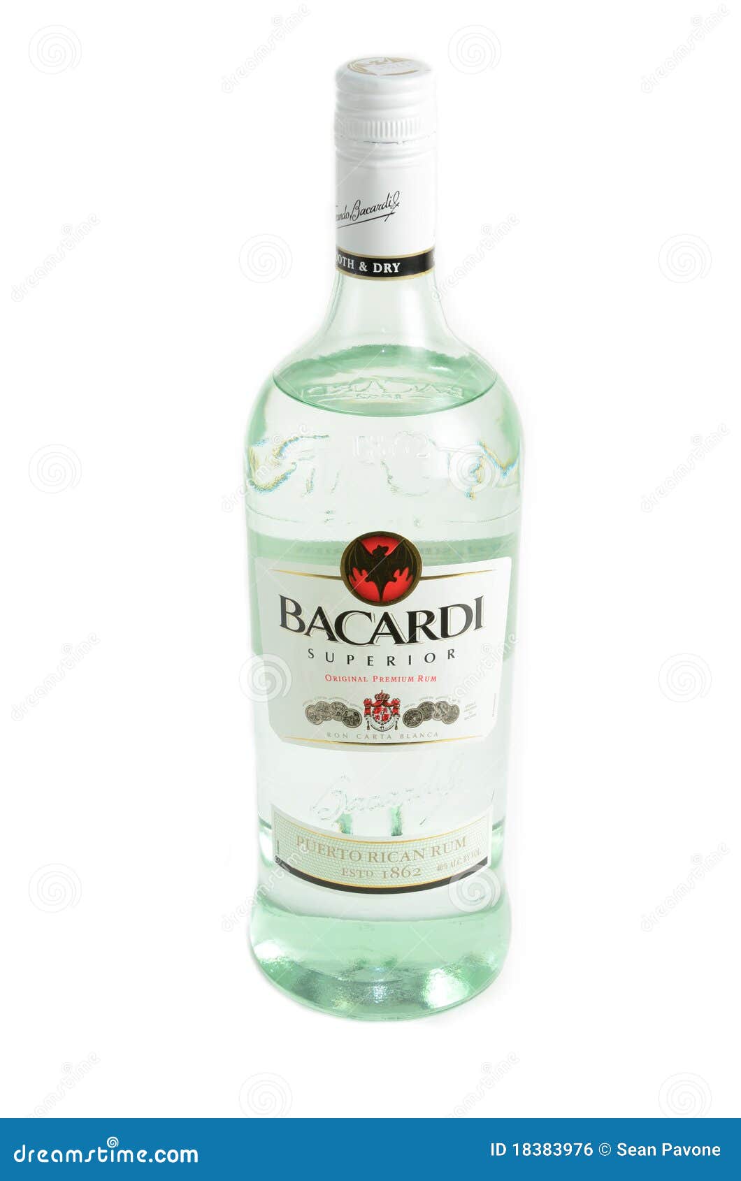 Bacardi Rum editorial photo. Image of clear, label, bacardi - 18383976