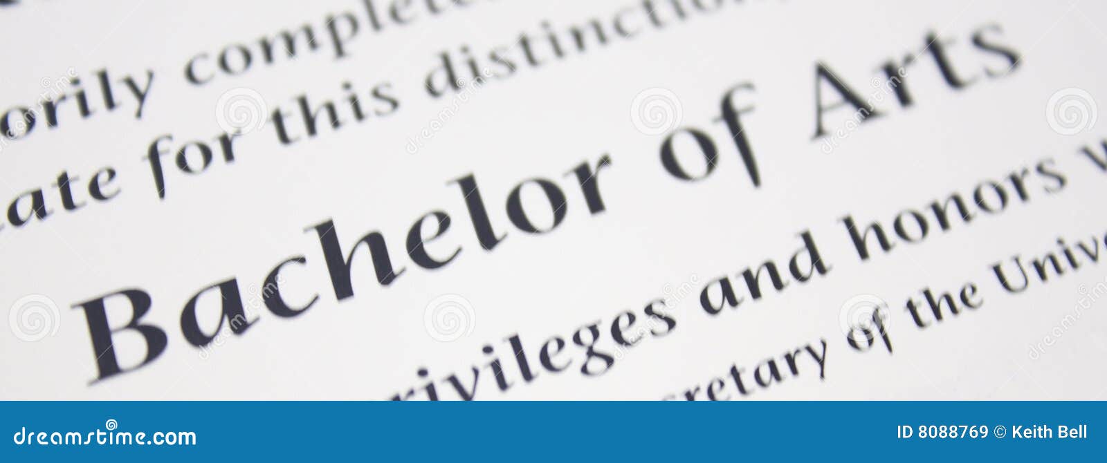 Baccalaureus in De Letteren Stock Afbeelding - Image of graad, succes ...