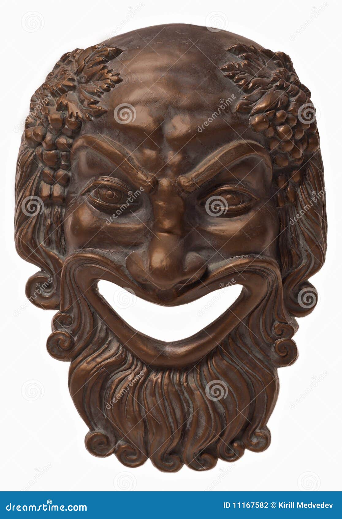 Bacchus mask stock photo. Image of indigenous, obsolete - 11167582