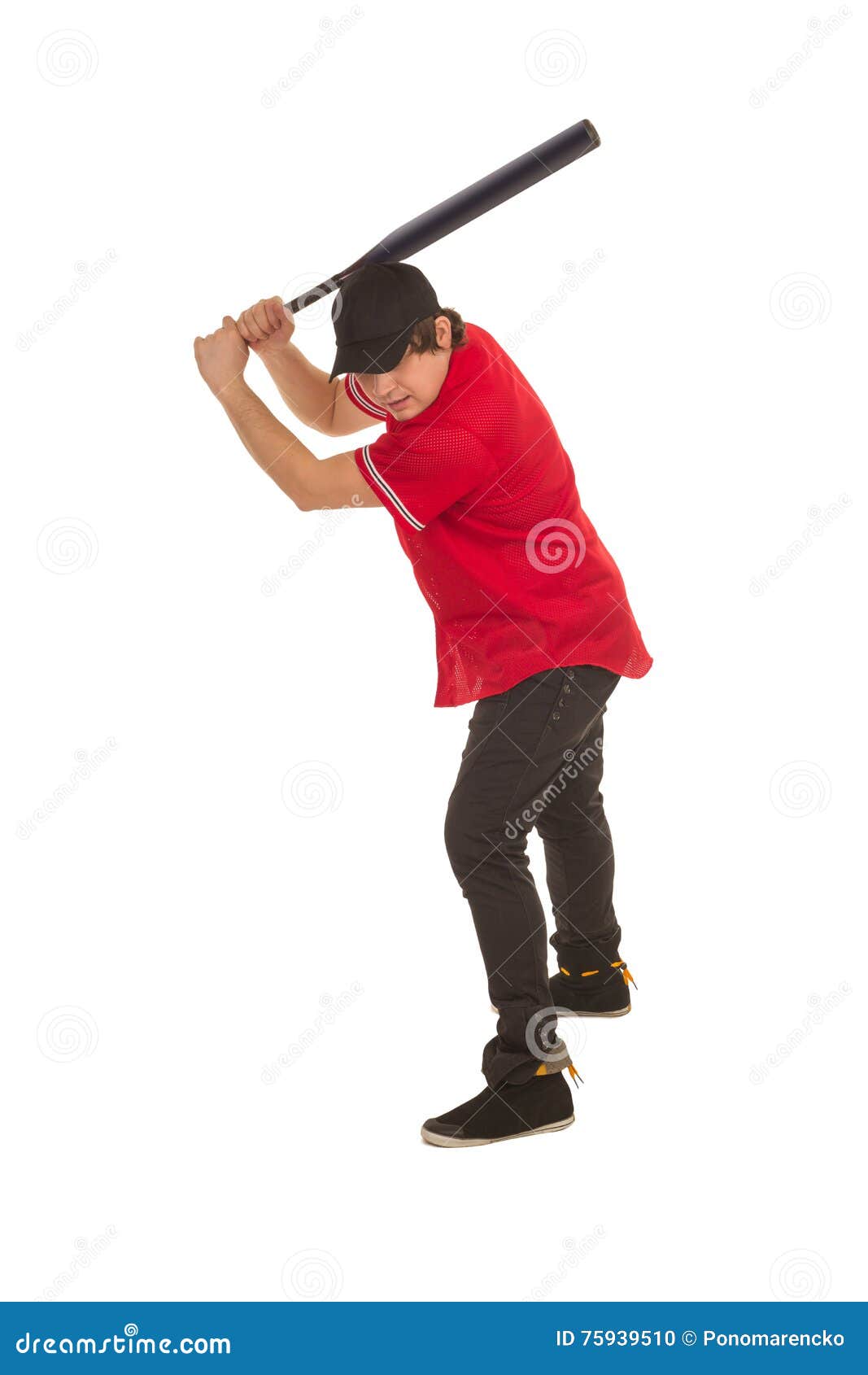 Baceball player with a bat stock photo. Image of sport - 75939510