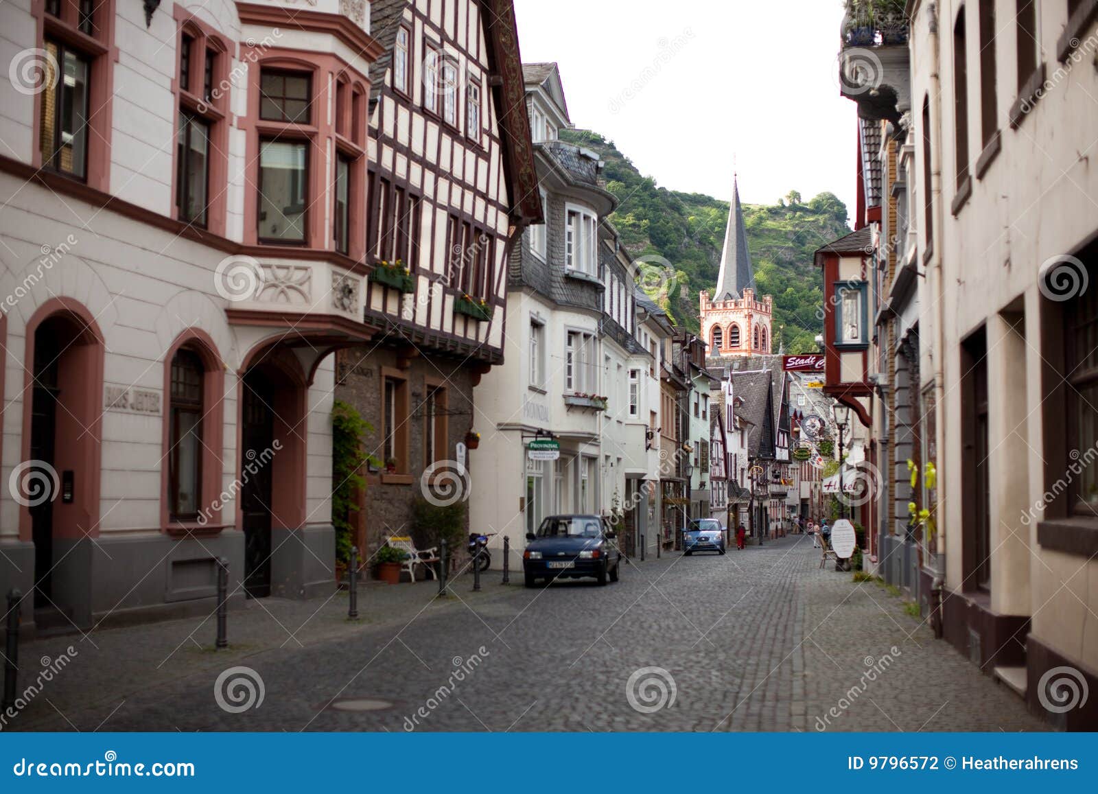 Bacharach Germany stock photo. Image of church, bacharach - 9796572