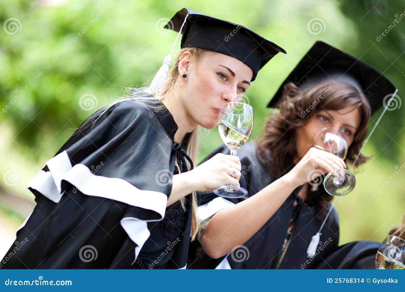 Bachelor Graduates Celebrate Stock Photo - Image of celebration, person ...
