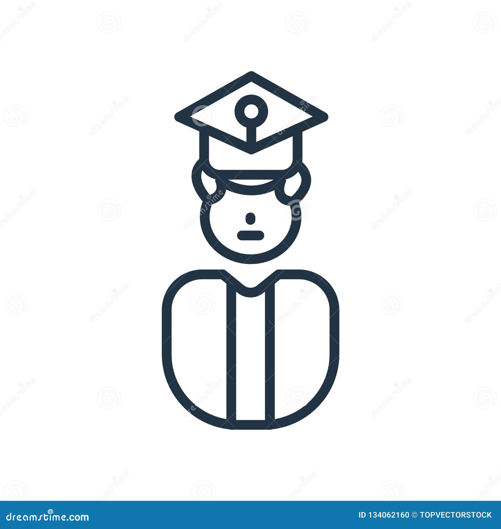 Bachelor Icon Vector Isolated on White Background, Bachelor Sign Stock ...