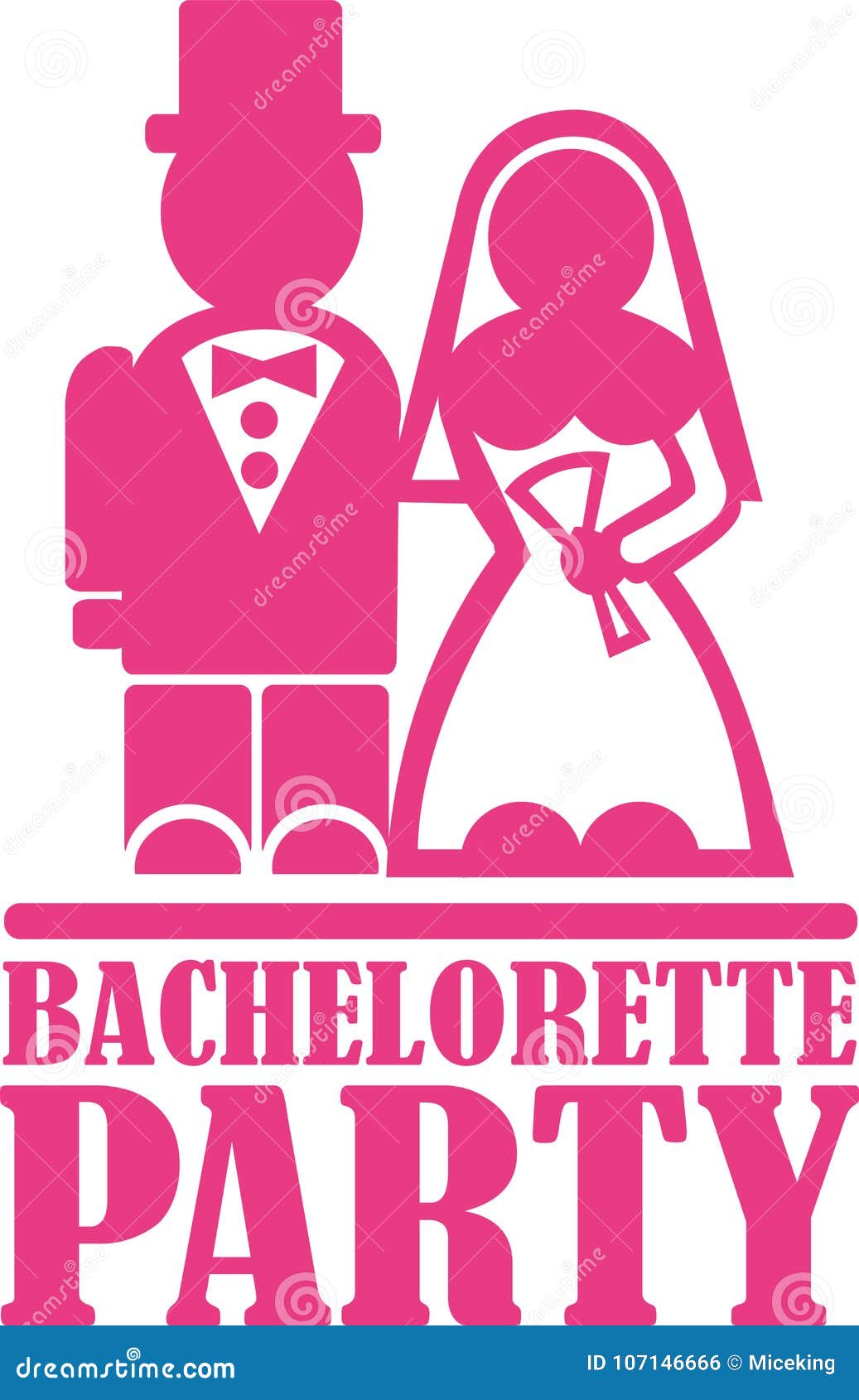 Bachelorette Party Vector Vector Stock Vector - Illustration of ...