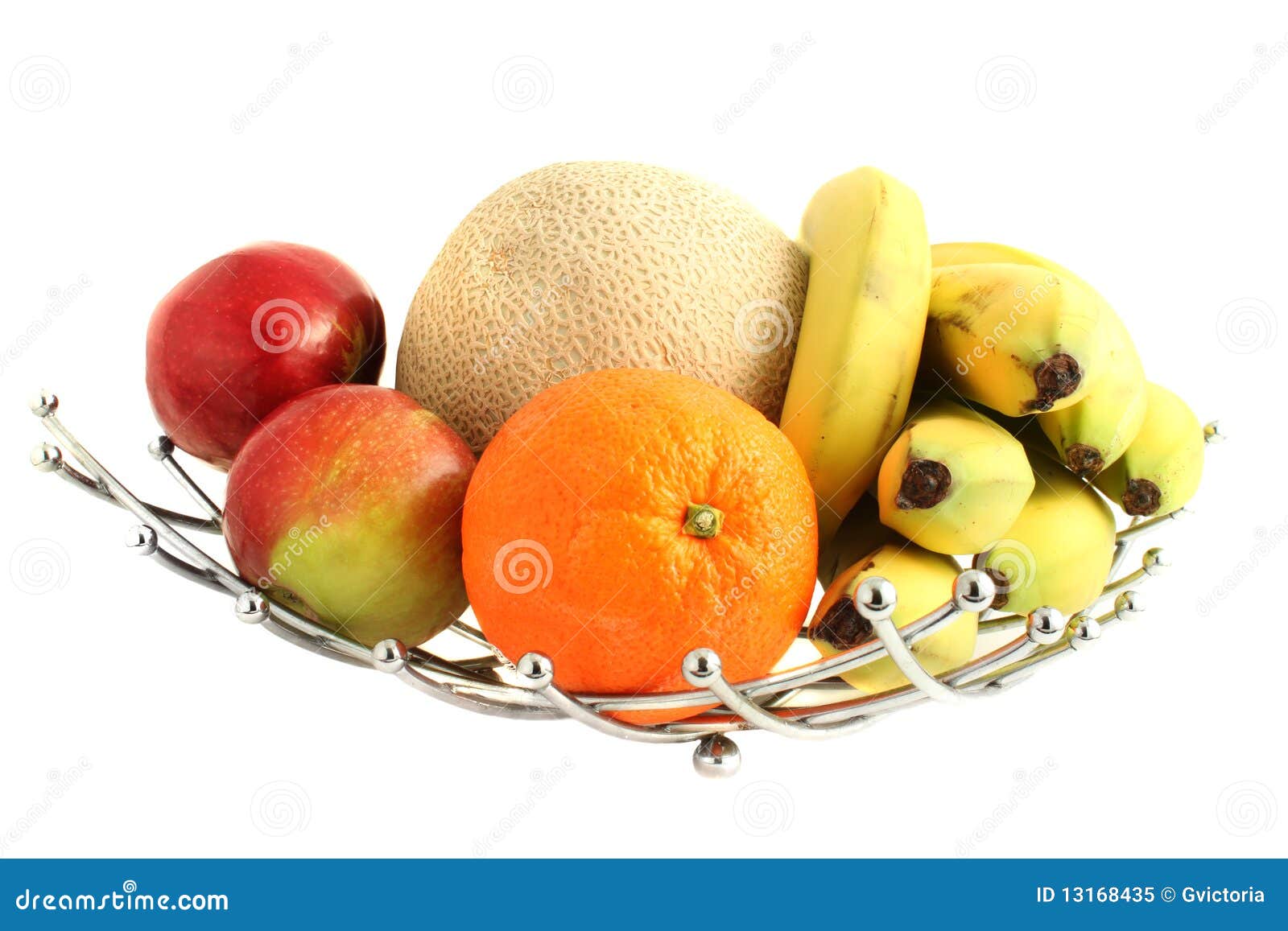 Bacia de fruta imagem de stock. Imagem de frutas, bananas - 13168435