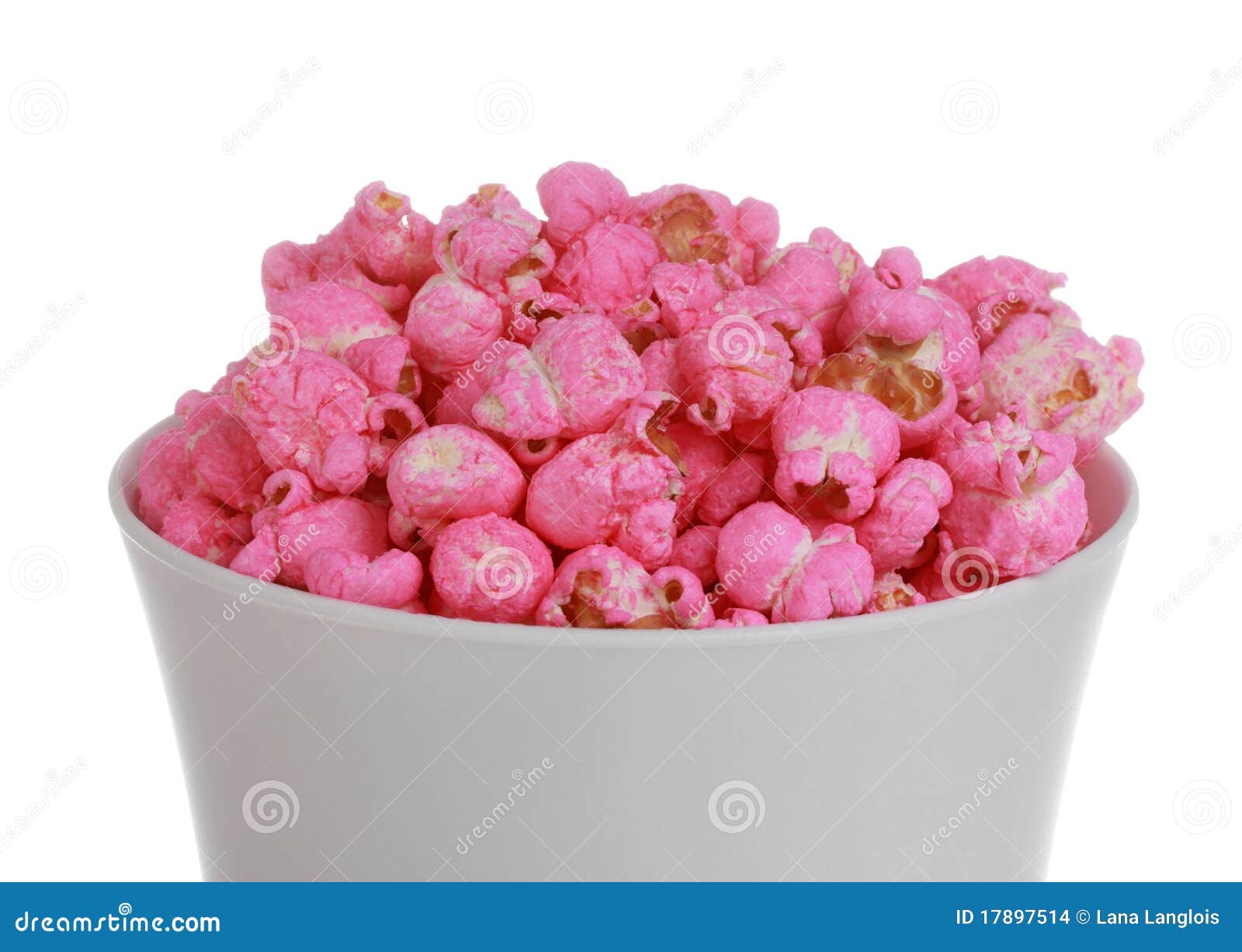 Bacia De Pipoca Cor-de-rosa Foto de Stock - Imagem de pipoca, entalhe ...