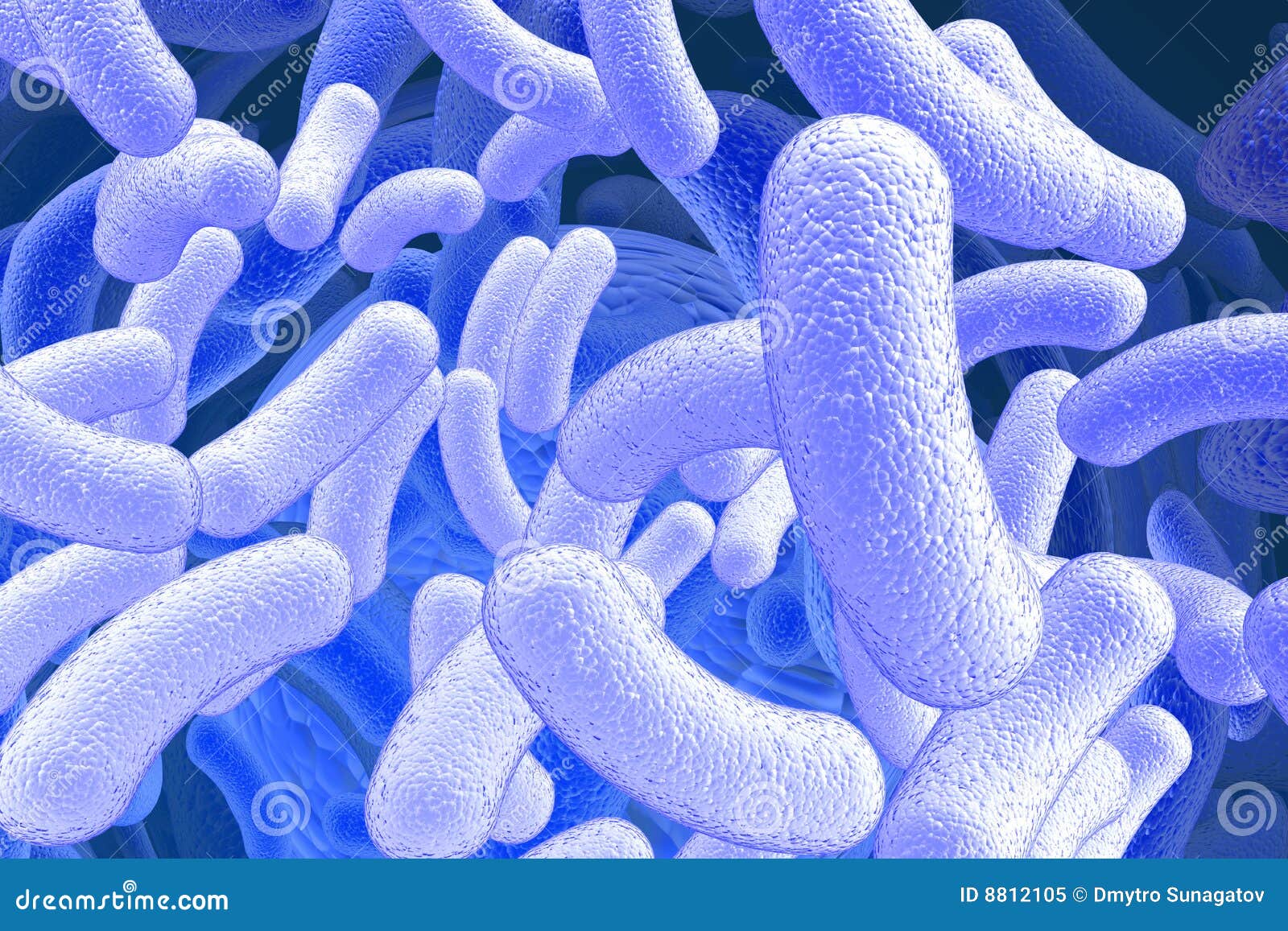 Bacil micro-organismen stock illustratie. Illustration of medisch - 8812105