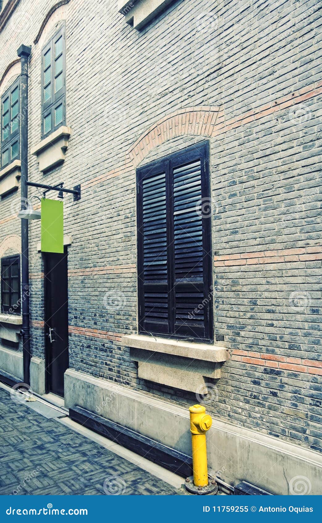 Back Alley stock image. Image of passageway, architecture - 11759255