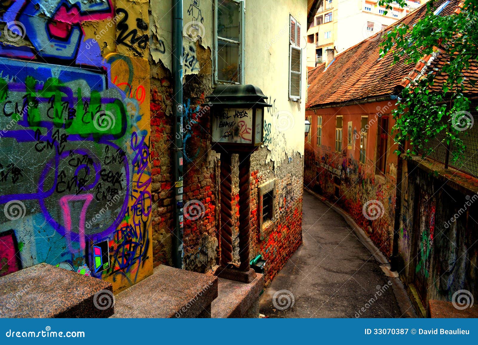 Back alley stock image. Image of street, poverty, scary - 33070387
