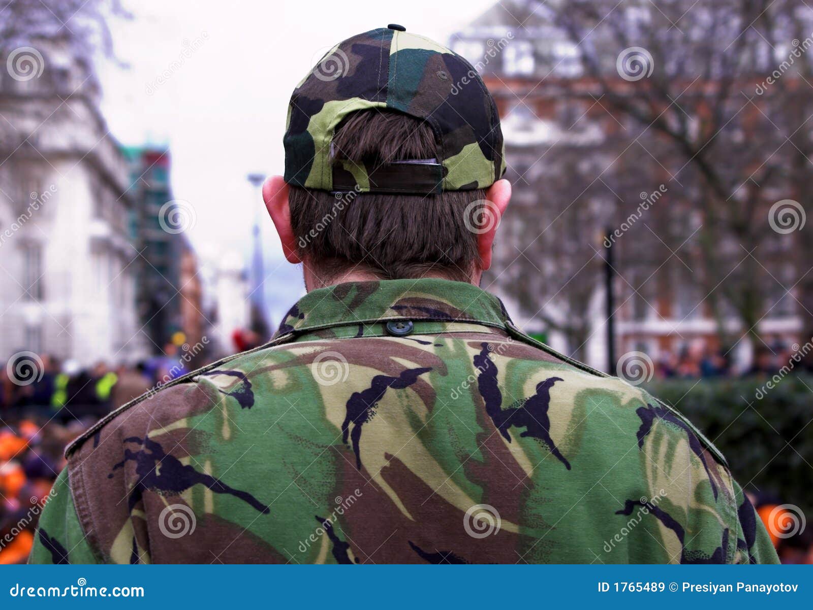 Back of army soldier editorial stock image. Image of camouflage - 1765489