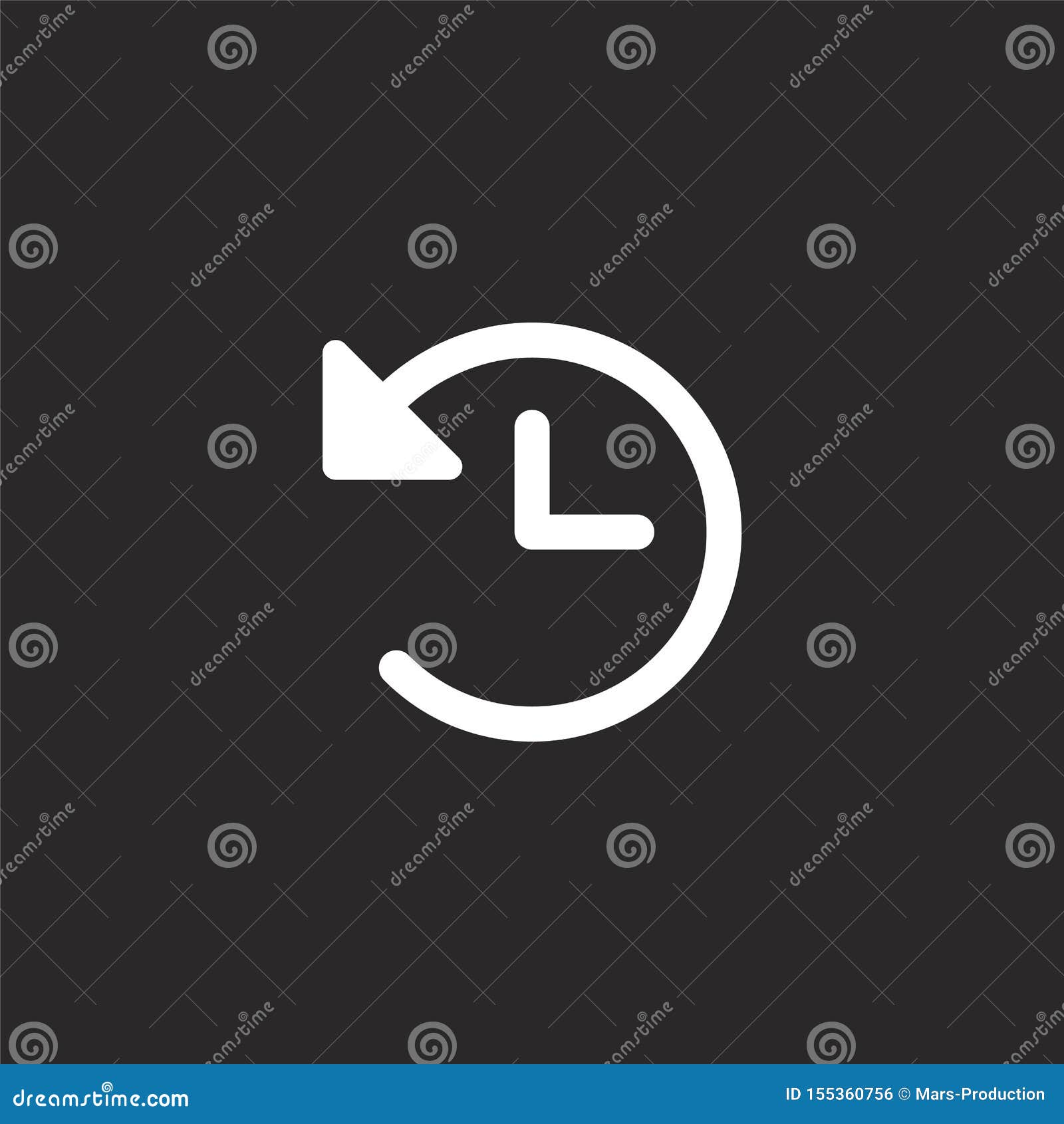Back Arrow Icon. Filled Back Arrow Icon for Website Design and Mobile ...