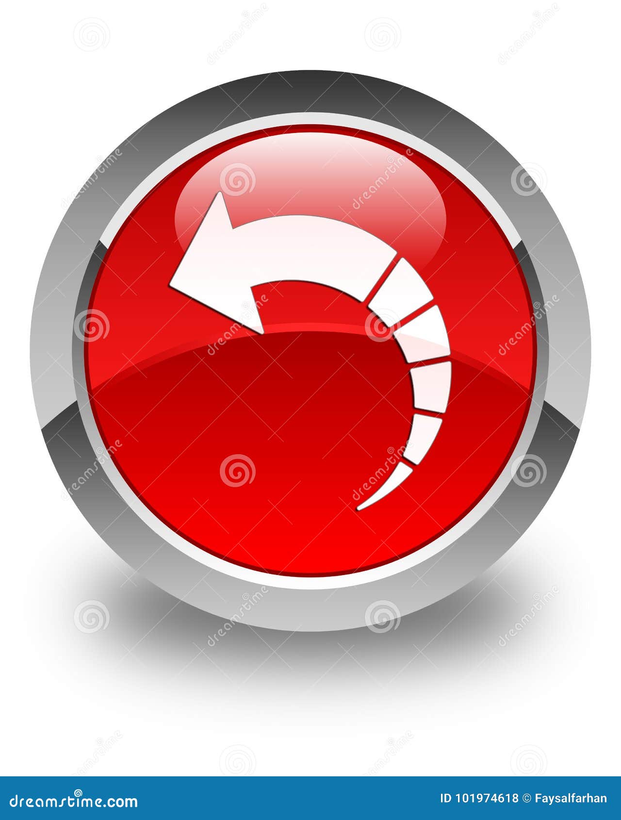 Back Arrow Icon Glossy Red Round Button Stock Illustration ... Back Arrow Icon Glossy Red Round Button Stock Illustration ...