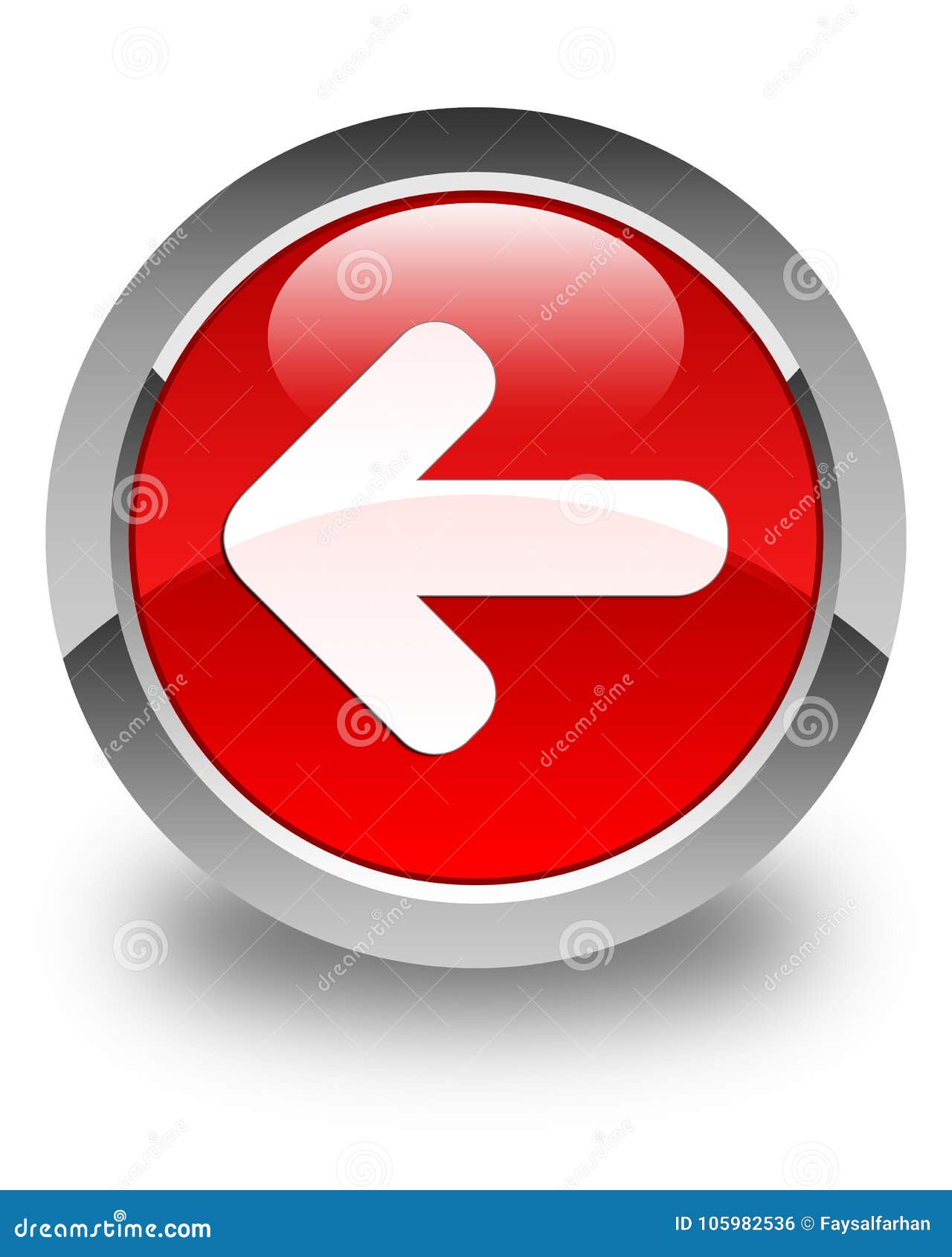 Back Arrow Icon Glossy Red Round Button Stock Illustration ... Back Arrow Icon Glossy Red Round Button Stock Illustration ...