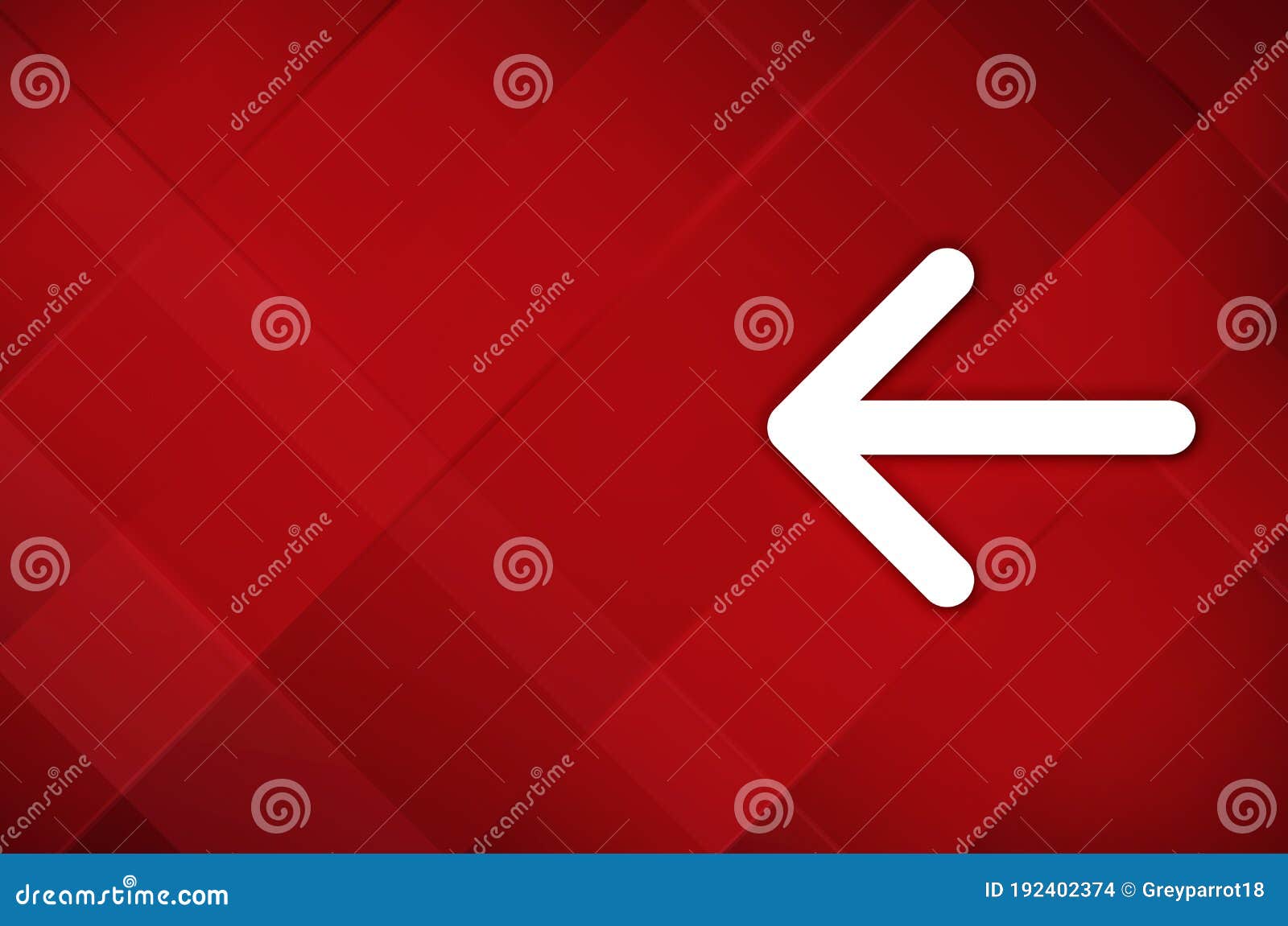 Back Arrow Icon Modern Layout Design Abstract Red Background ...