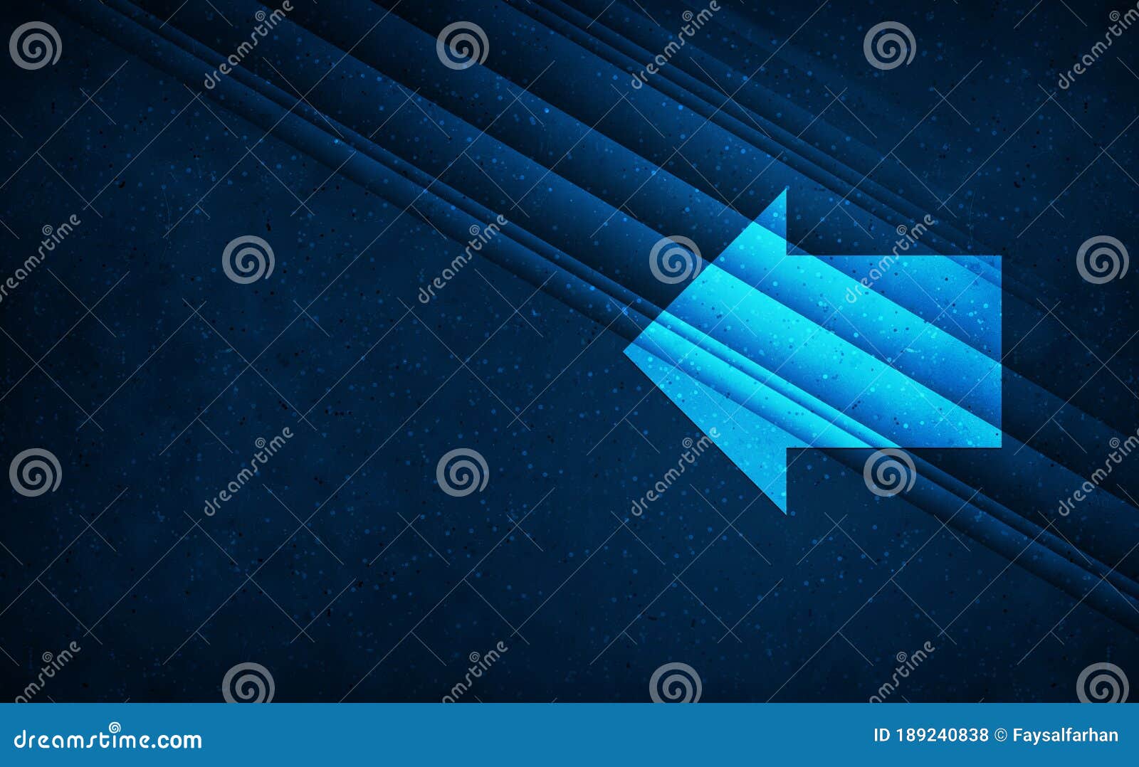 Back Arrow Icon Natural Sky Light Abstract Dark Blue Background Stripes ...