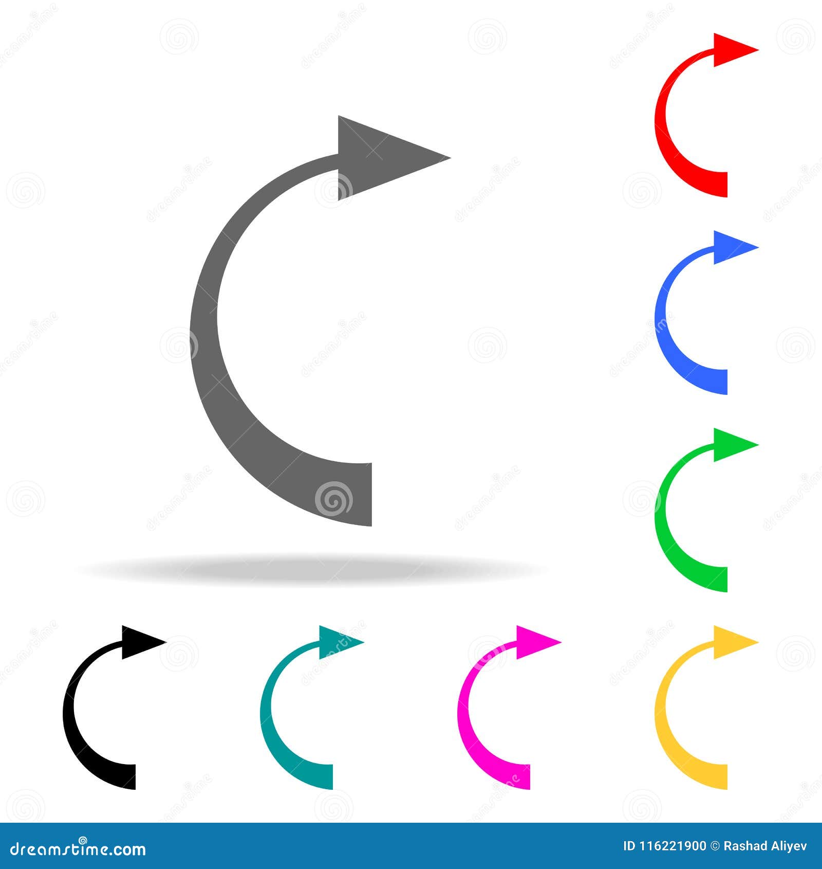 Back Arrow Icons. Elements of Human Web Colored Icons. Premium Quality ...