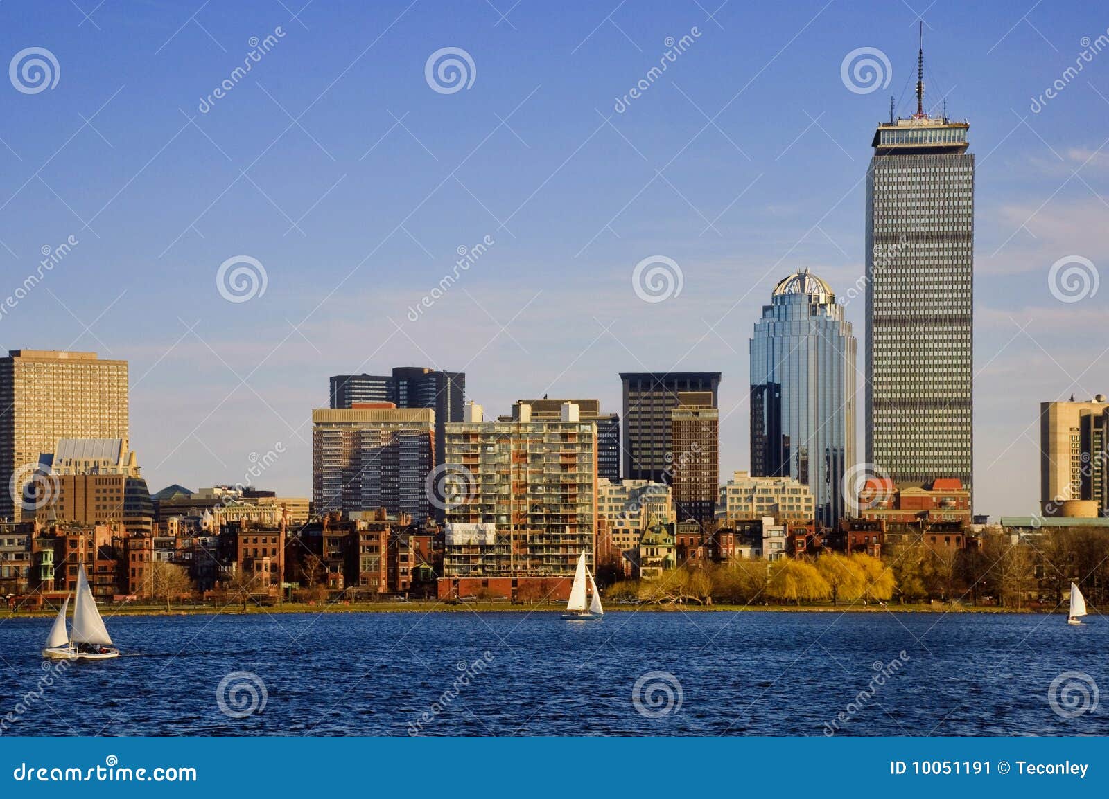 Back Bay Boston stock image. Image of metropolis, buildings - 10051191