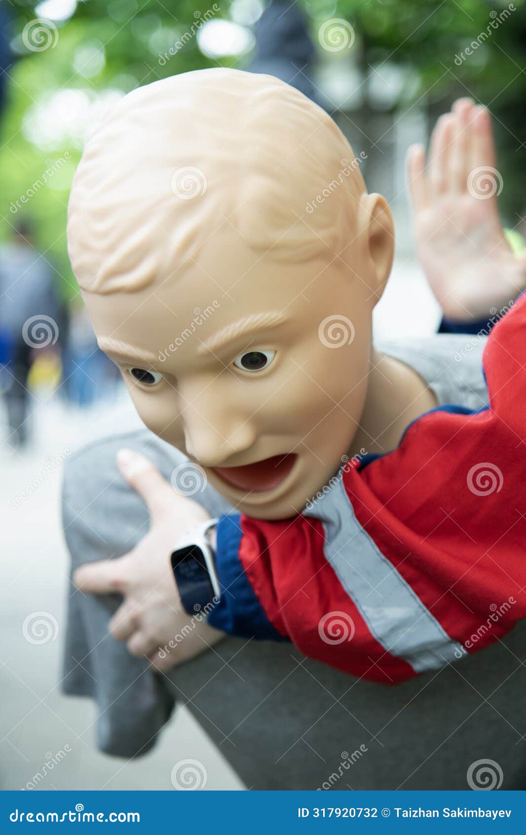 Back Blows The Heimlich Maneuver Or Heimlich Manoeuvre On A Simulation ...