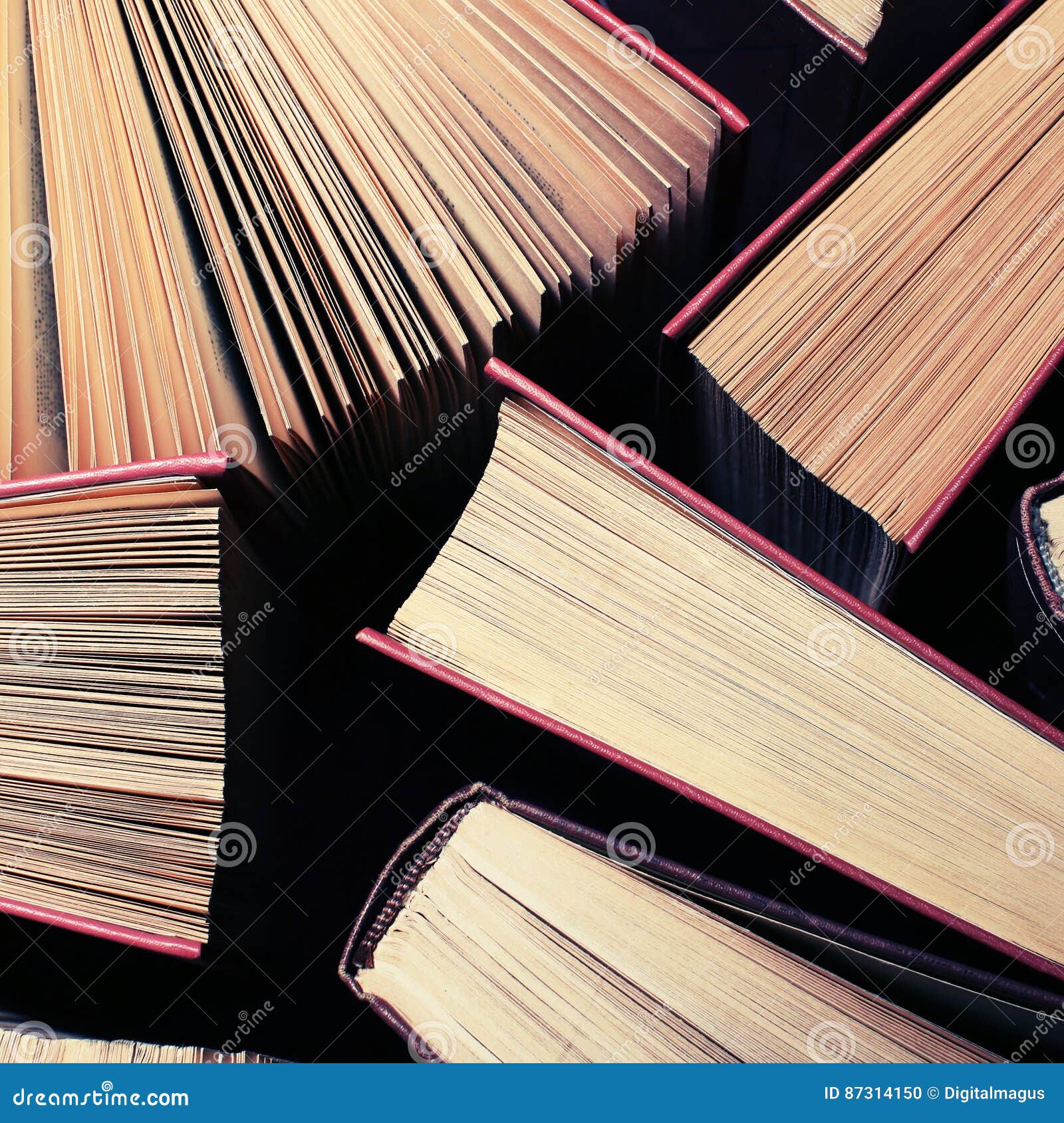 Back books toned stock photo. Image of aged, pages, filter - 87314150