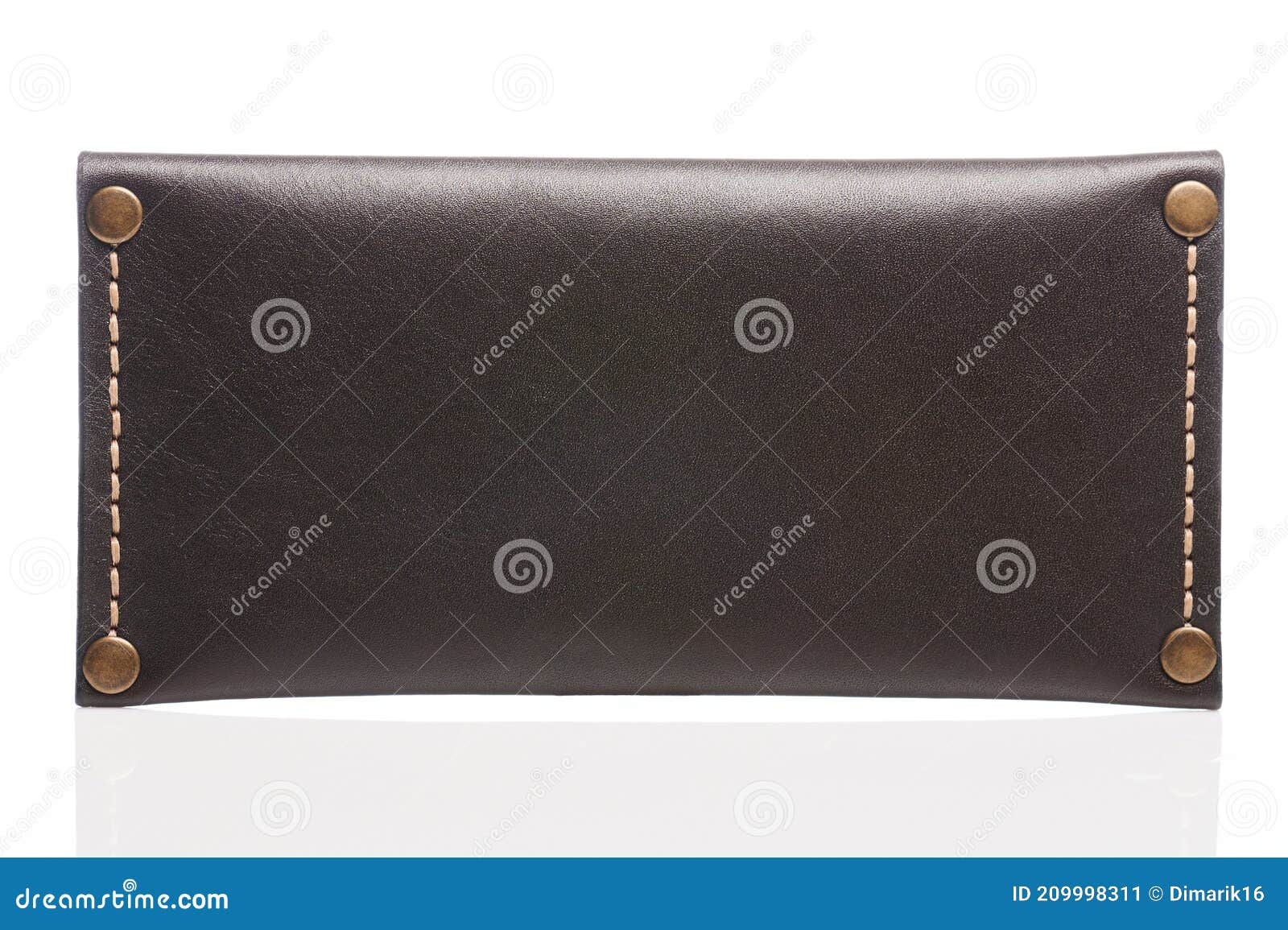 Back of brown long wallet stock image. Image of shiny - 209998311