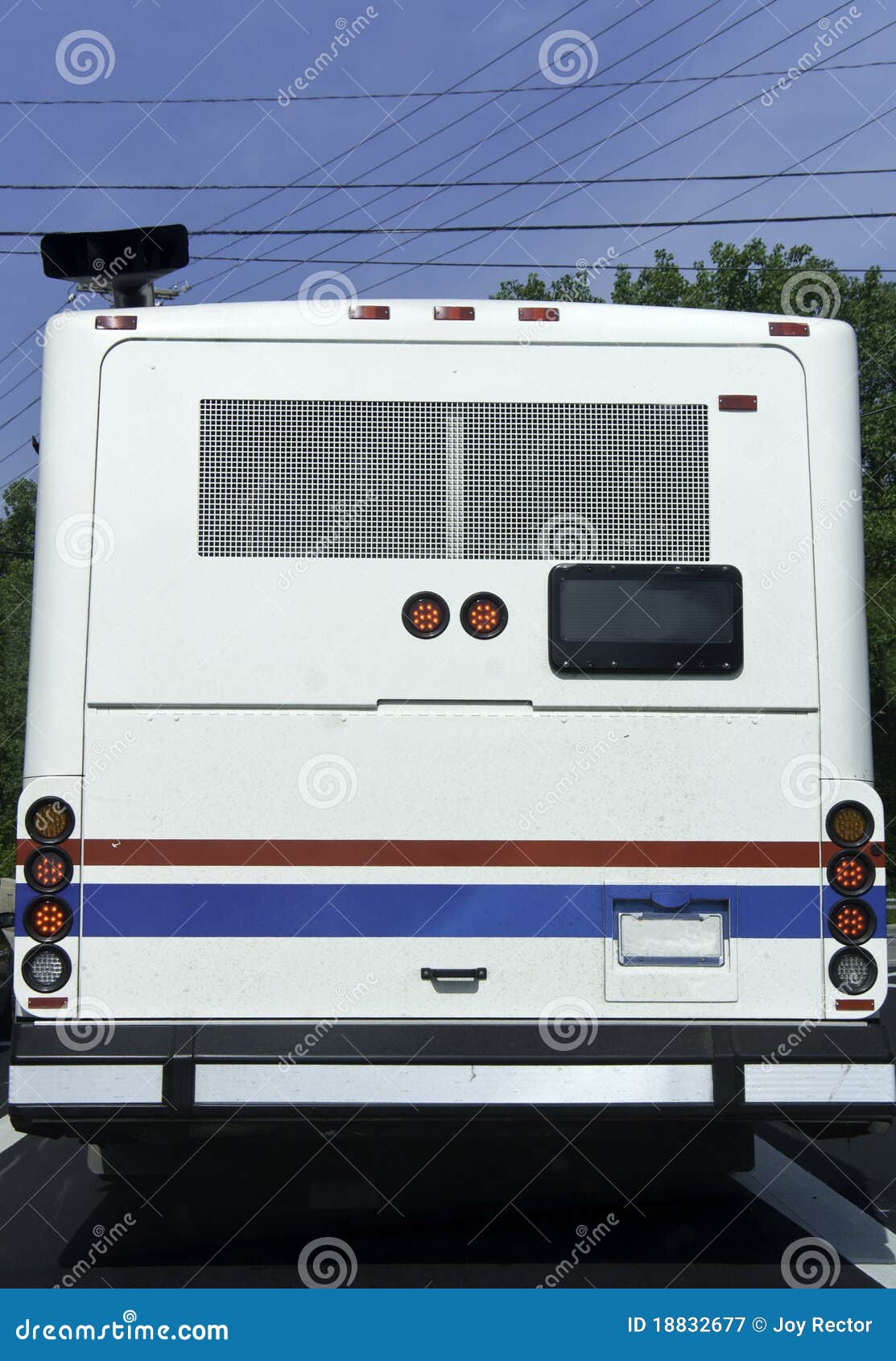Back of Bus stock image. Image of landscape, outdoors - 18832677