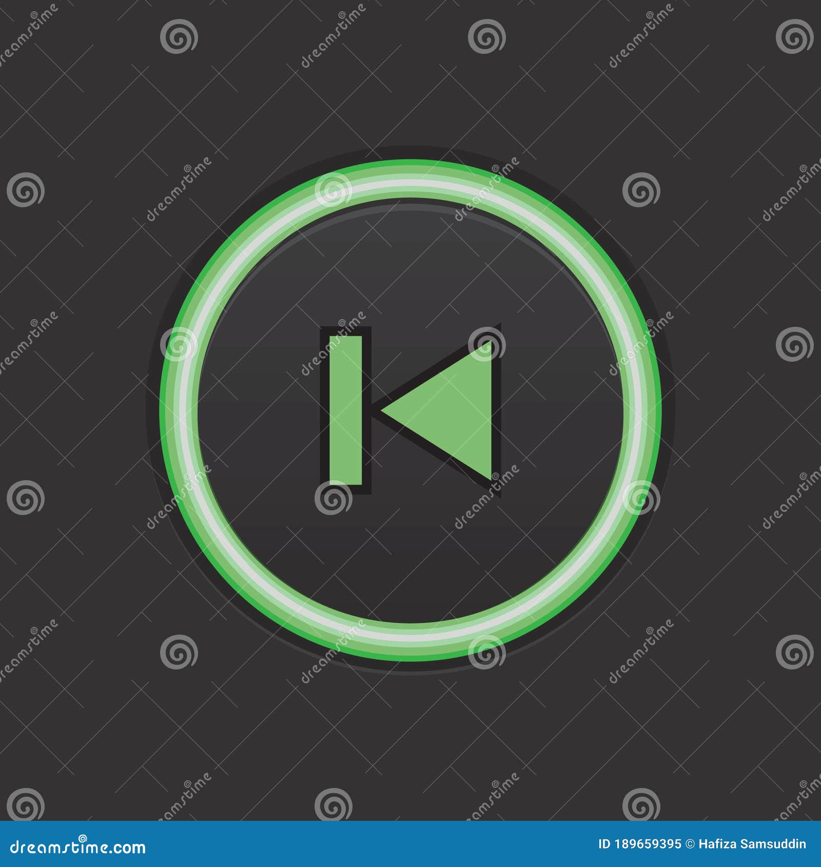 Back Button. Vector Illustration Decorative Design Stock Vector ...