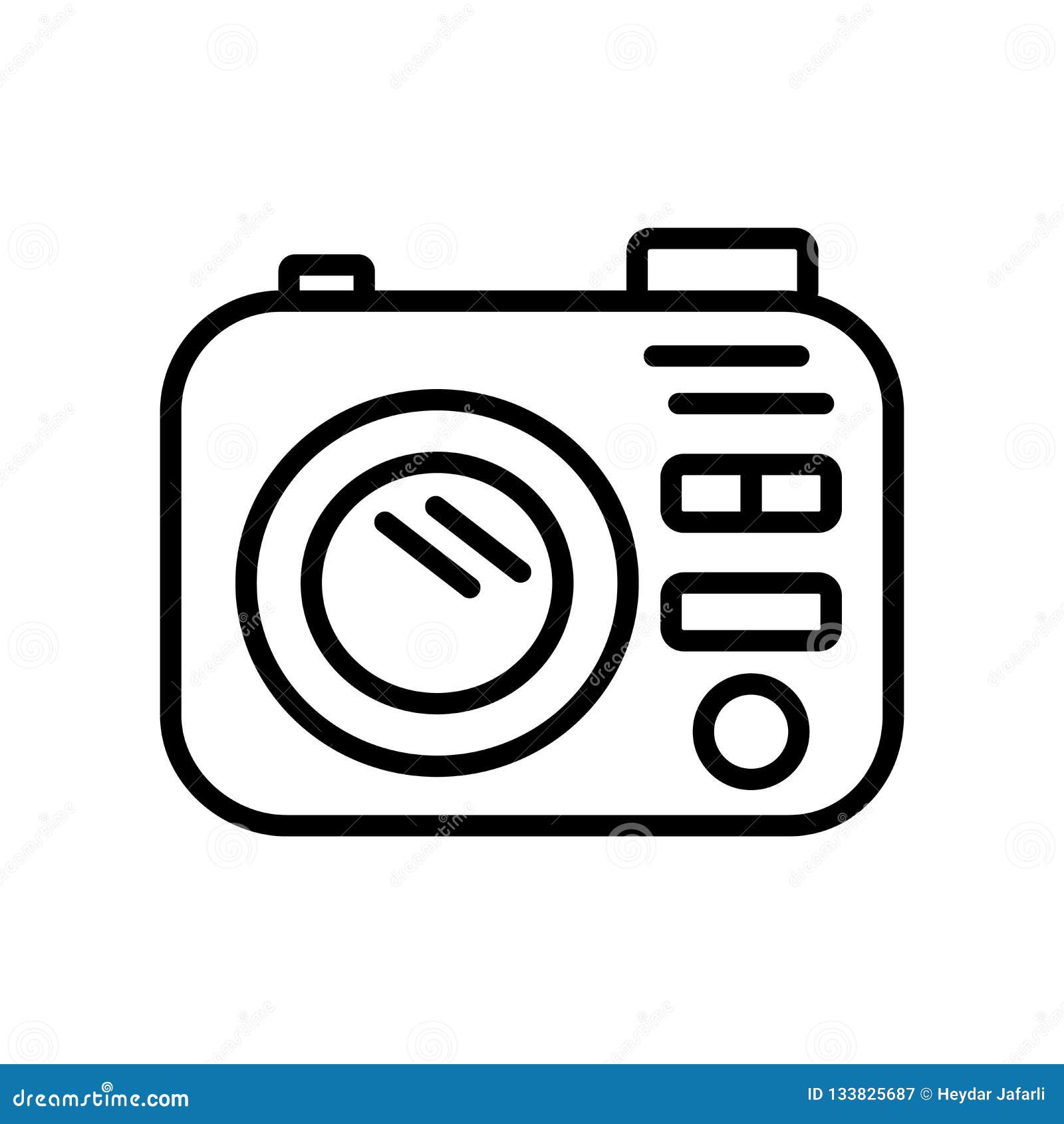Back Camera Icon Vector Isolated on White Background, Back Camera Sign ...