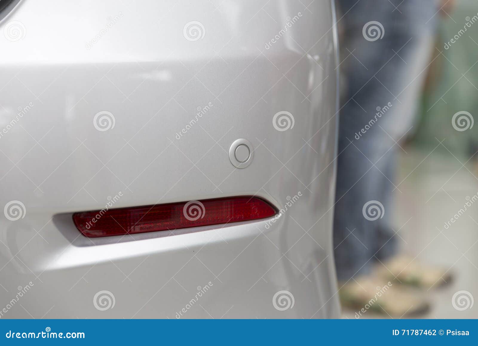 Back Car Sensor for Safety Parking Stock Photo - Image of transport ...