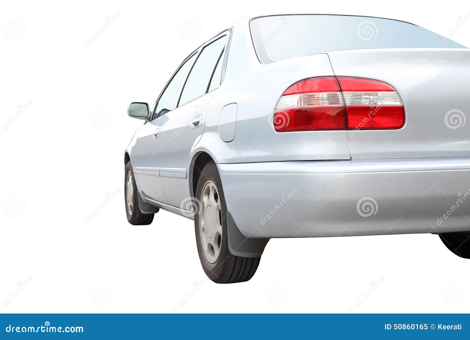 Back Of Car White Background