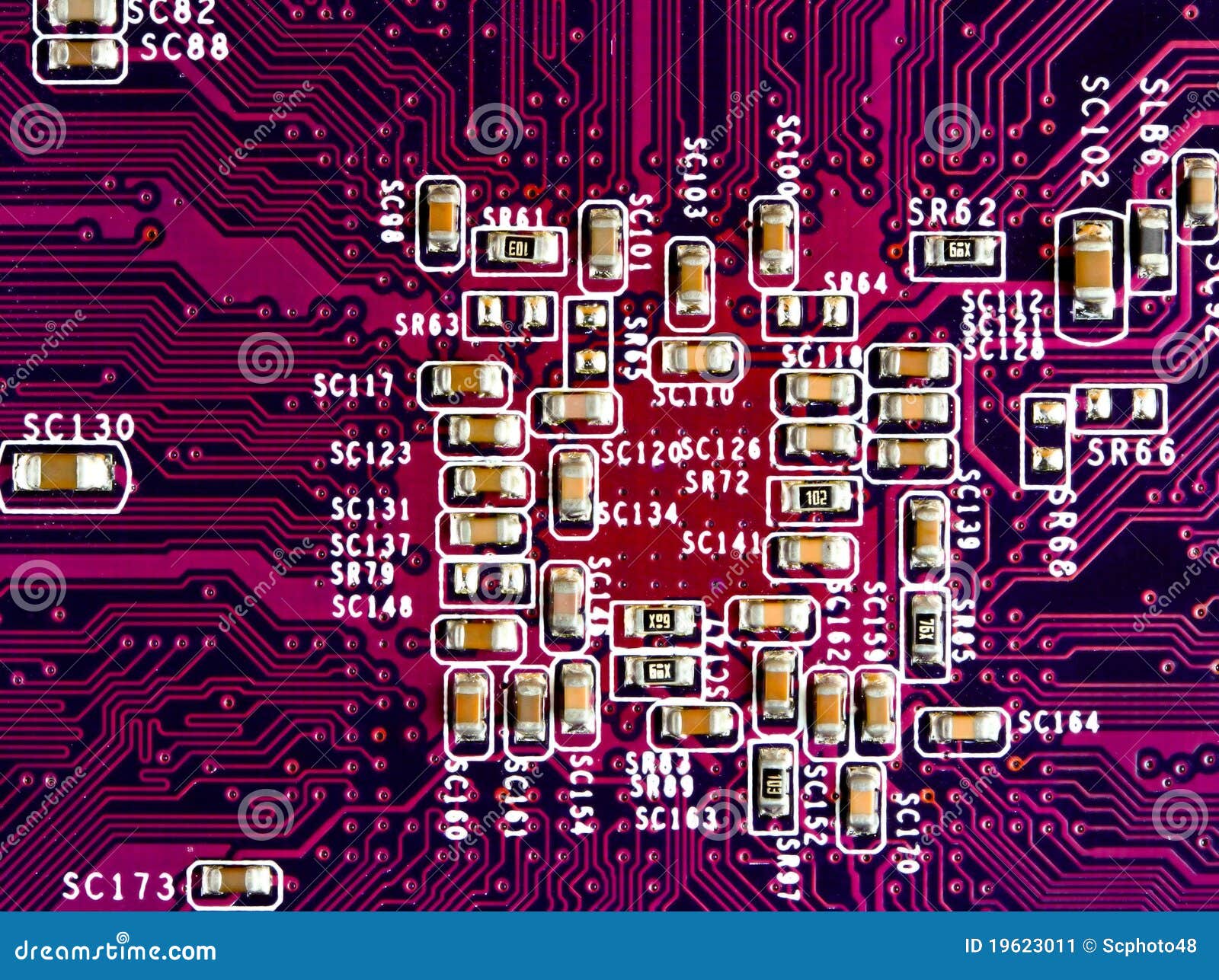 Back of circuit board stock image. Image of microprocessor - 19623011