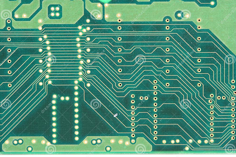Back of a circuit board stock image. Image of electronic - 5341207