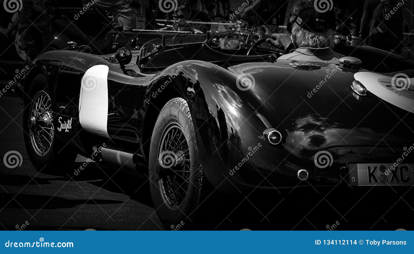 The Back of a Classic Racing Car Editorial Stock Image - Image of race ...