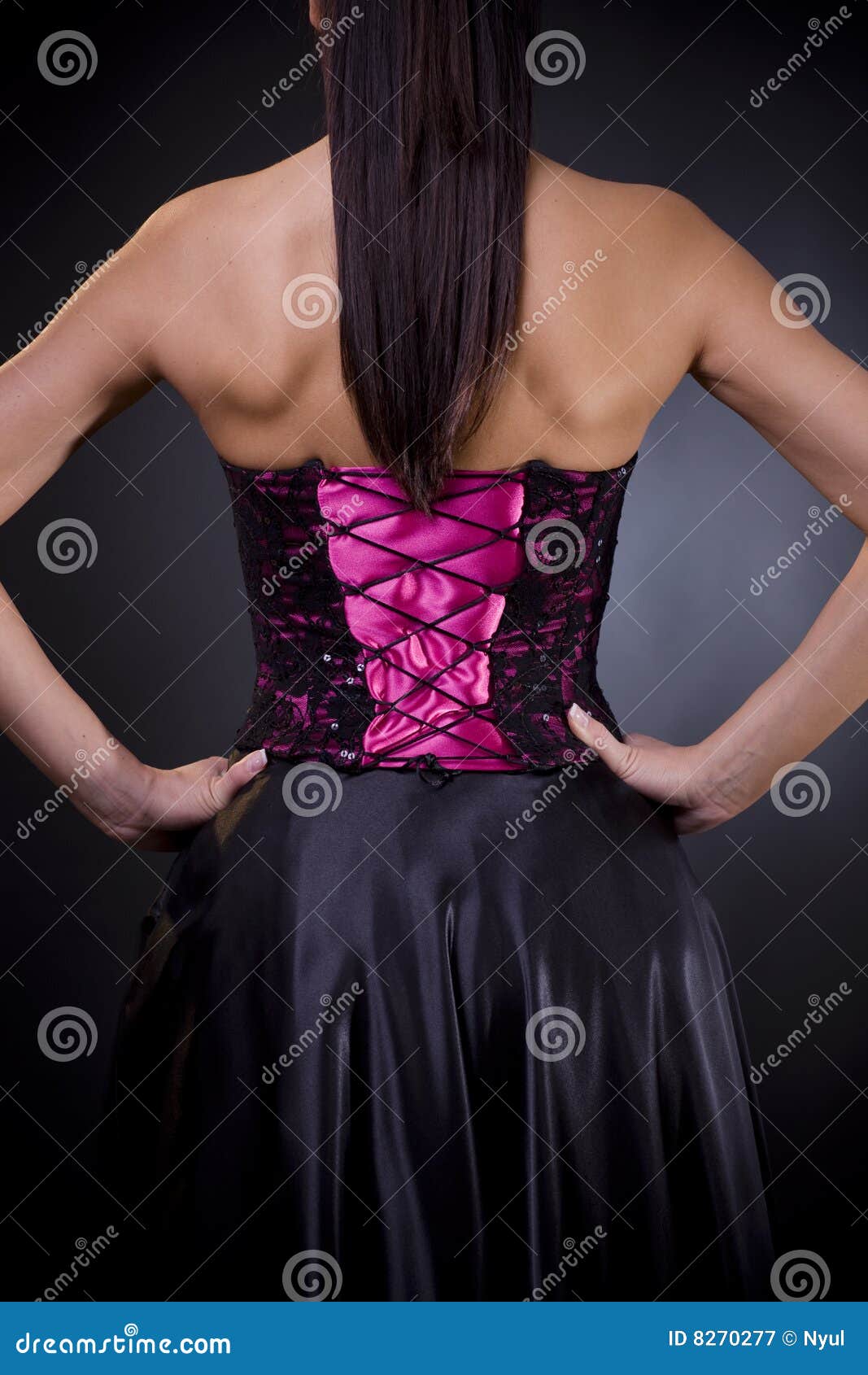 Back of a cocktail dress stock image. Image of clothing - 8270277