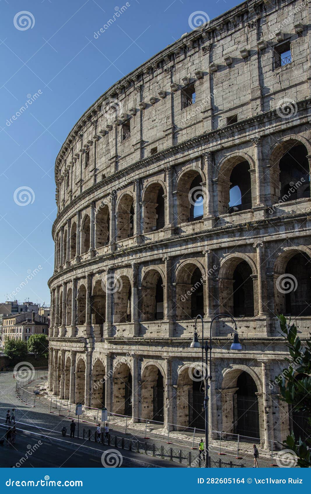Back of the Colosseum, Rome, Italy Stock Photo - Image of classic ...