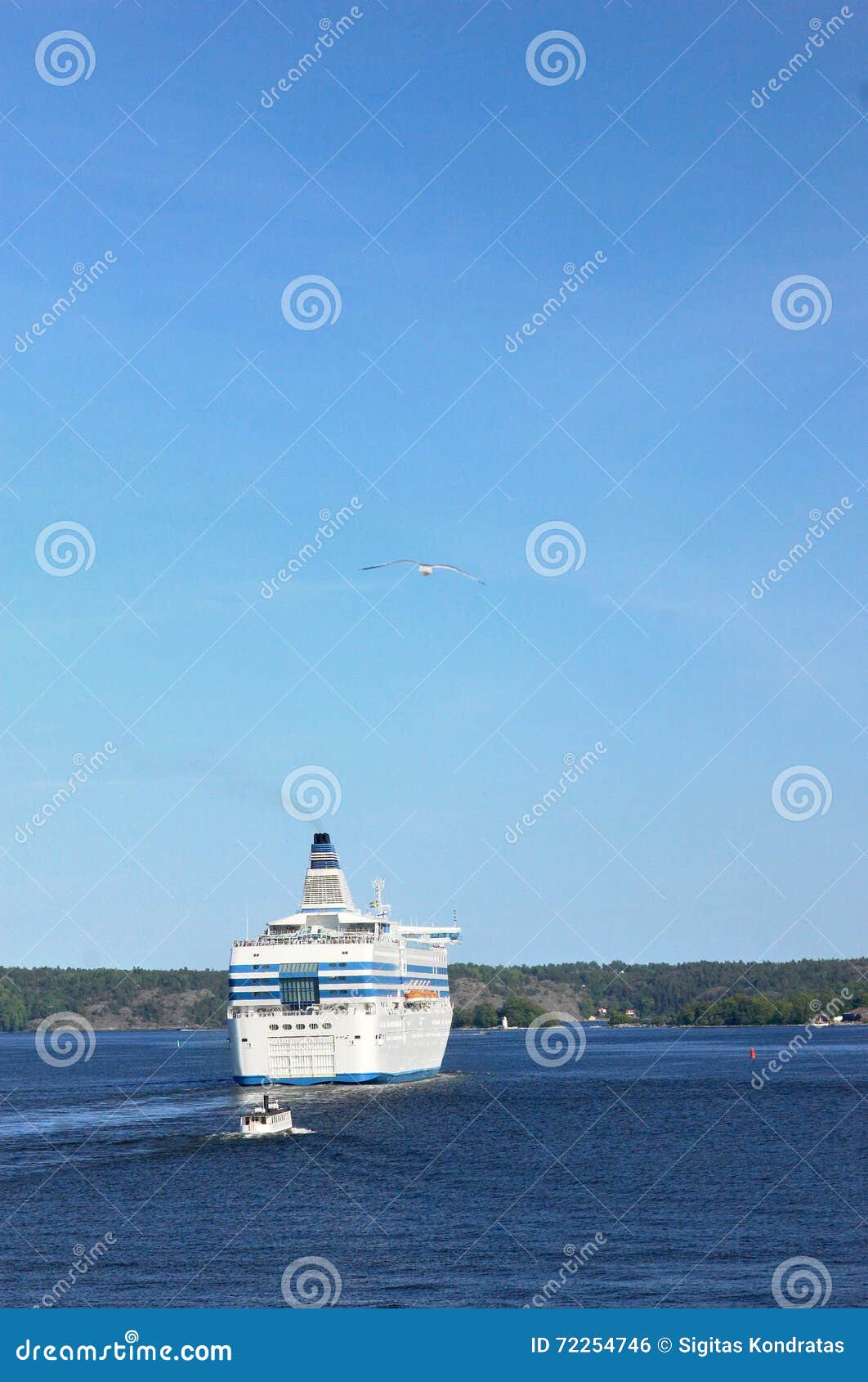 Back of cruise ship stock photo. Image of liner, back - 72254746