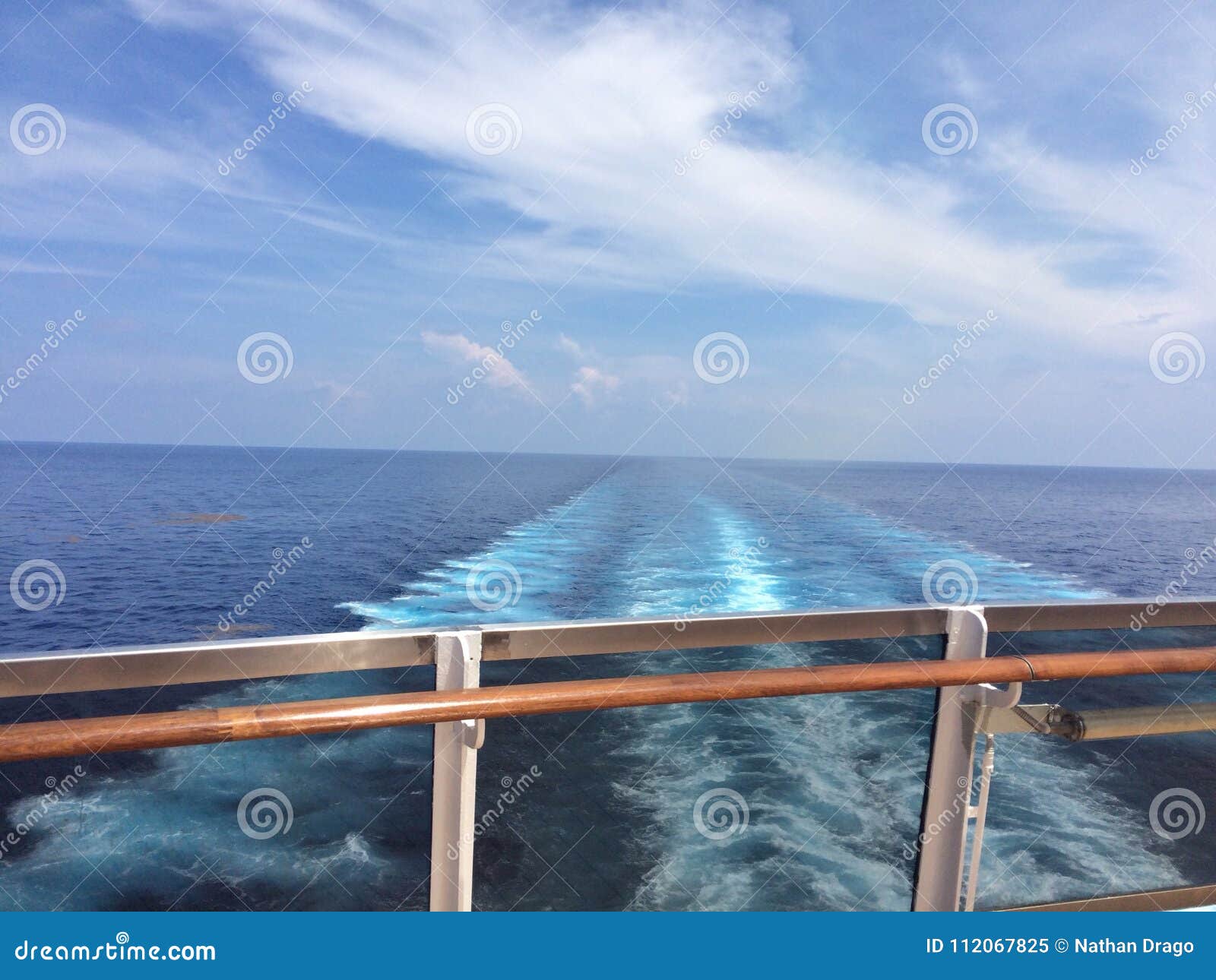 Back of the cruise ship stock image. Image of back, ocean - 112067825