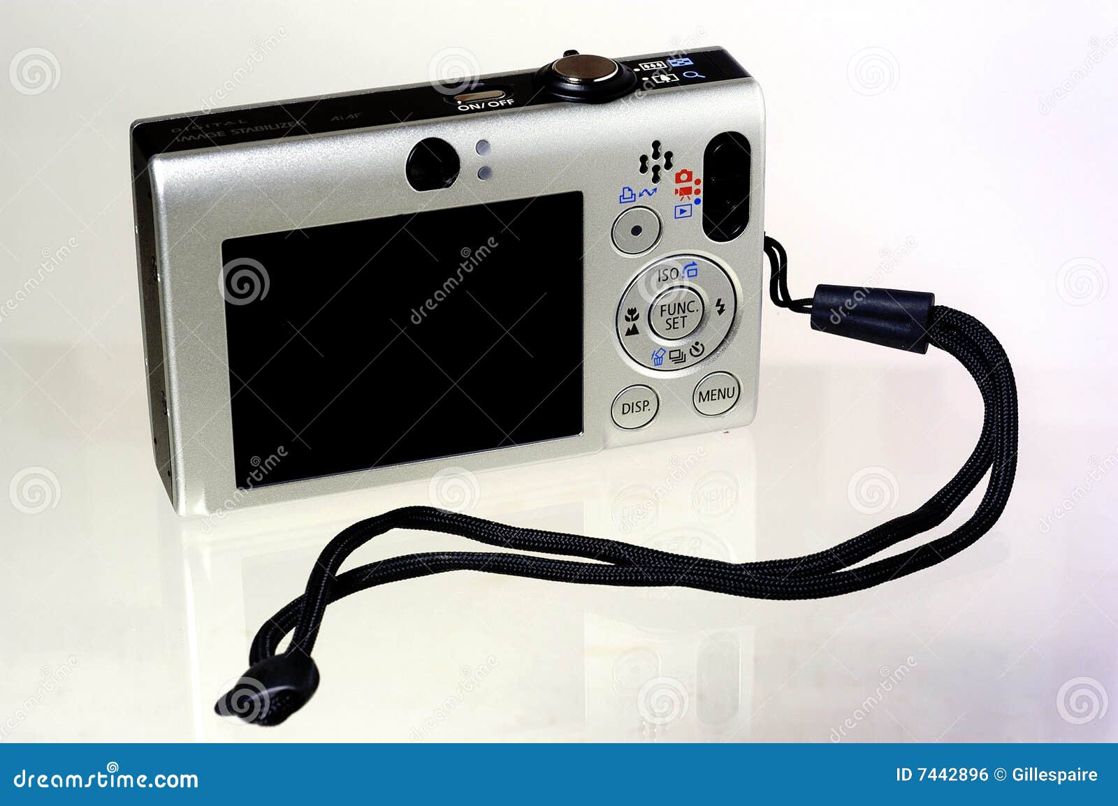 Back of digital camera stock photo. Image of optical, camera - 7442896