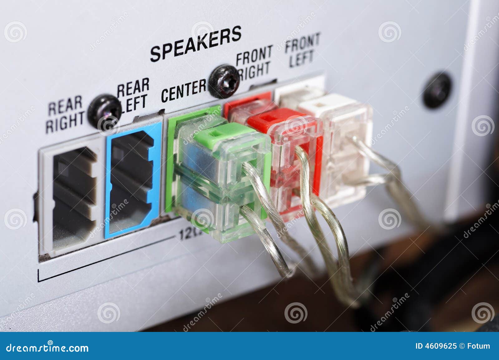 Back Of A DVD Player Picture. Image: 4609625