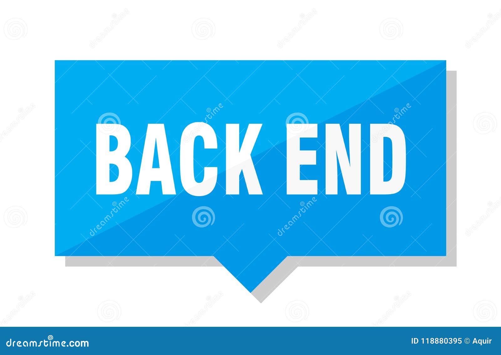 Back end price tag stock vector. Illustration of insignia - 118880395