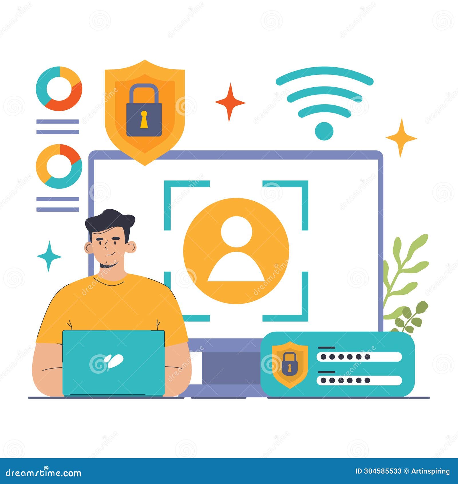 Back End Development Coding Software Engineering Or Programming Stock Illustration
