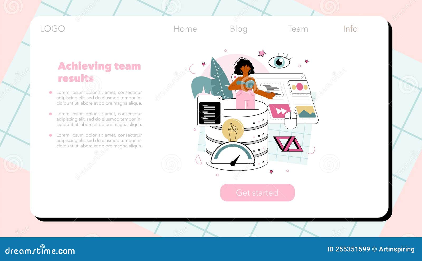 Back End Development Web Banner or Landing Page. Software Development ...